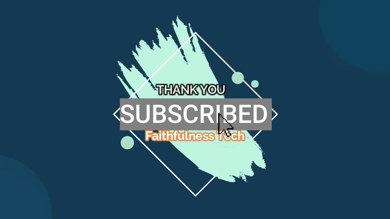 How To Create A Subscribe Animation With Moving Cursor And Color Change ...