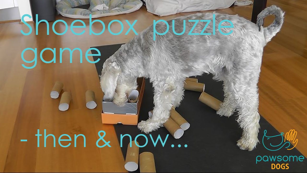 Shoebox puzzle game - then & now - YouTube