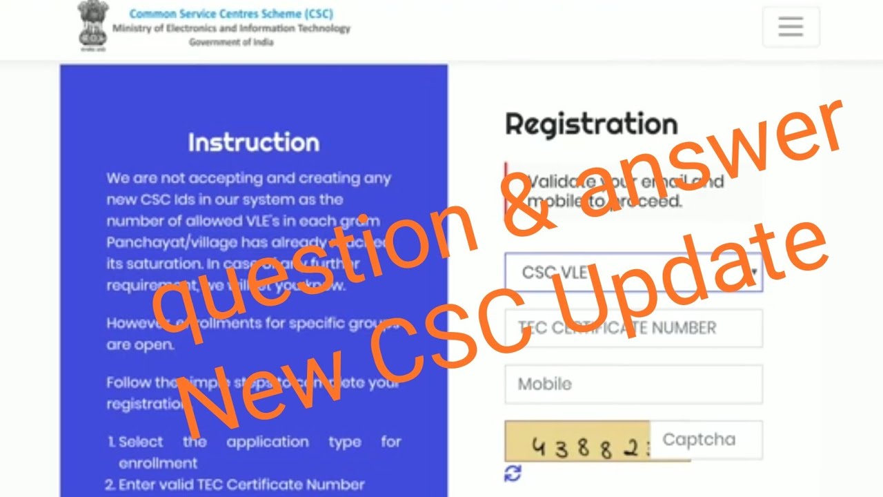 CSC TEC CERTIFICATE NUMBER QUESTION & ANSWER - YouTube