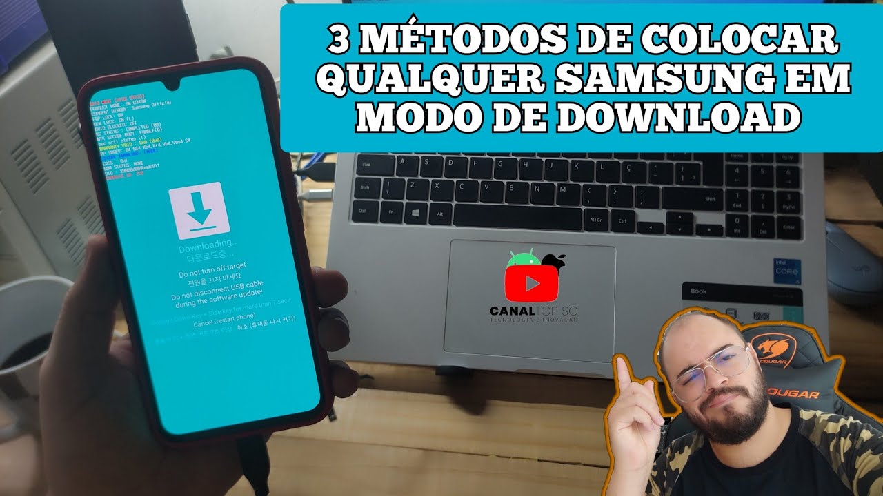 3 métodos para colocar qualquer celular Samsung em modo download - YouTube
