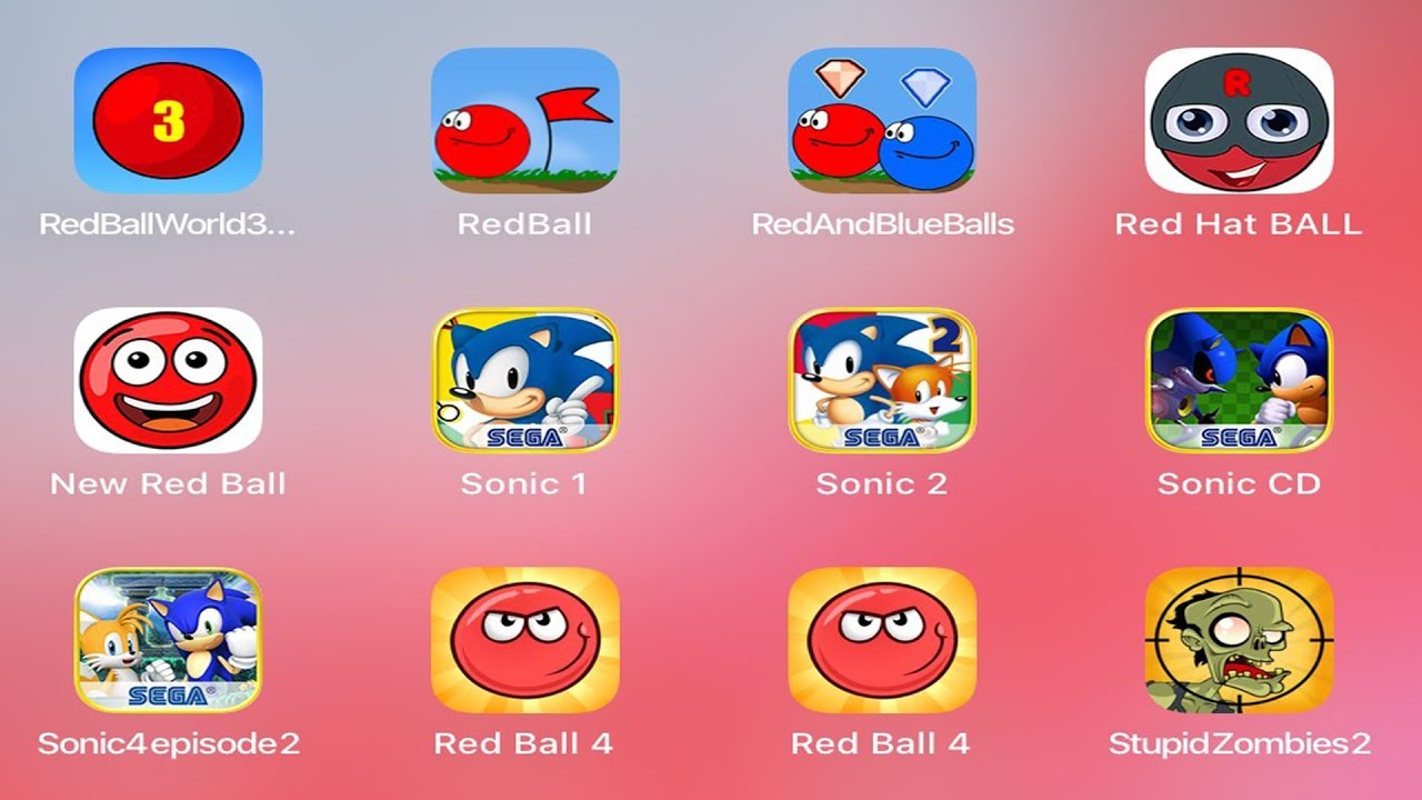 RedBallWorld3,RedBall,RedAndBlueBalls,New Red Ball,Sonic CD,Sonic4 ...