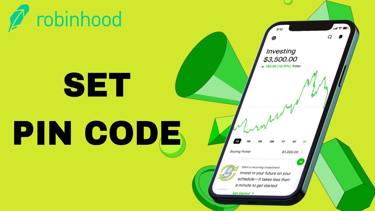 How To Set Pin Code On Robinhood App - YouTube