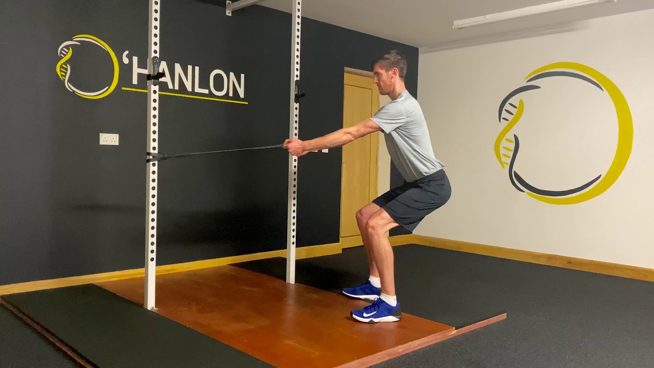 Squat Stance Banded Supinated Row - YouTube