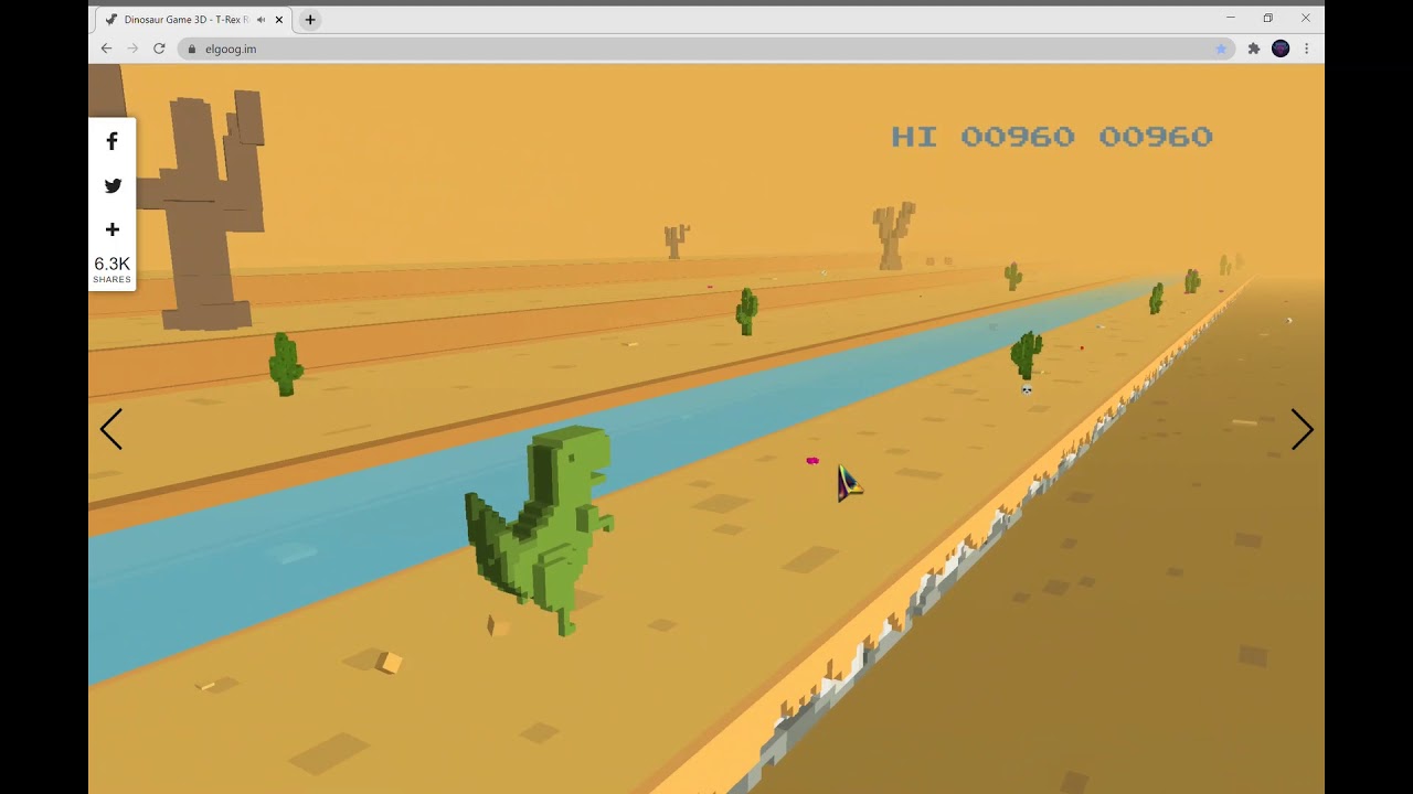 Playing T-REX 3D - YouTube