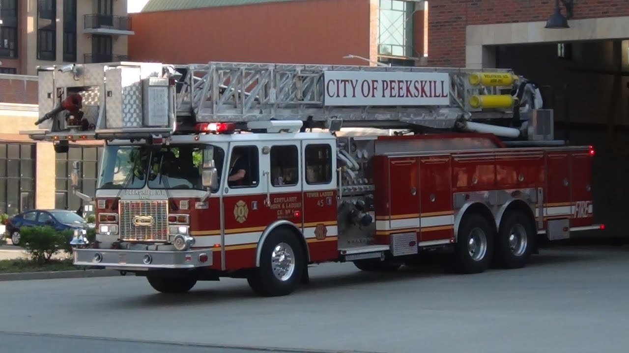 [Station Tones] Peekskill Fire Department Engine 130, Engine 131 and ...