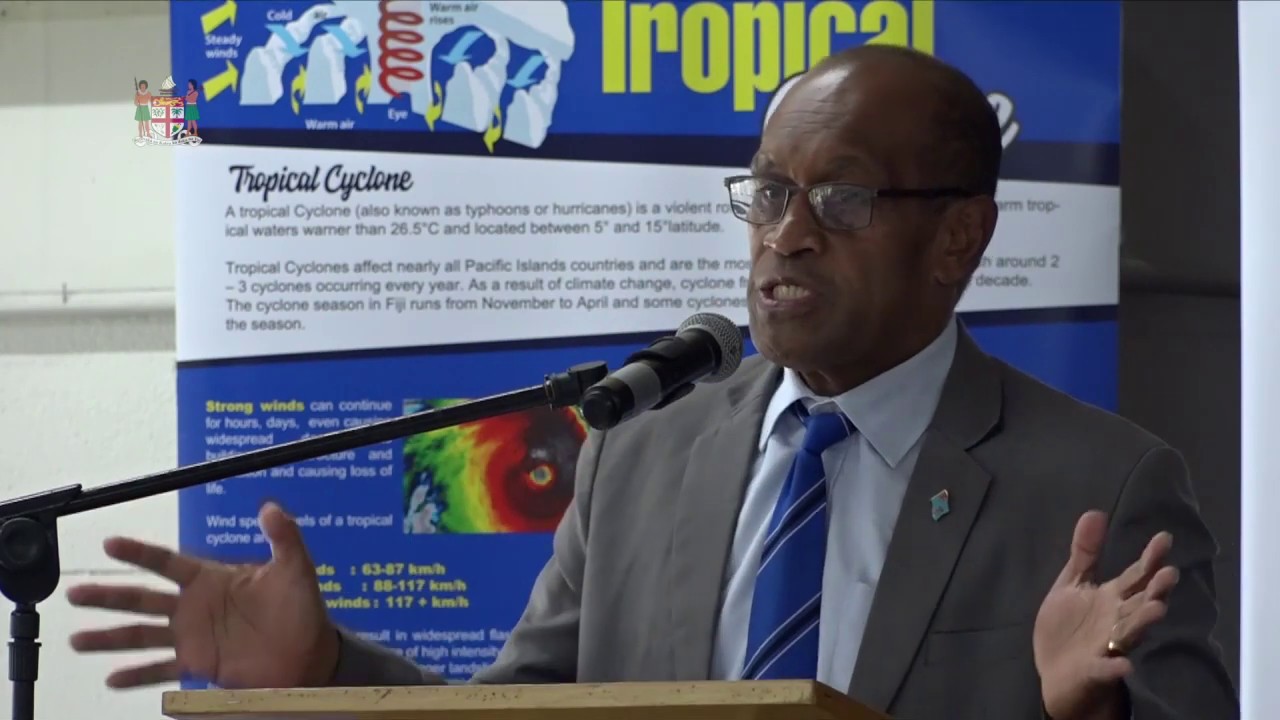 Fijian Minister for Disaster Management officiates at the National Risk ...