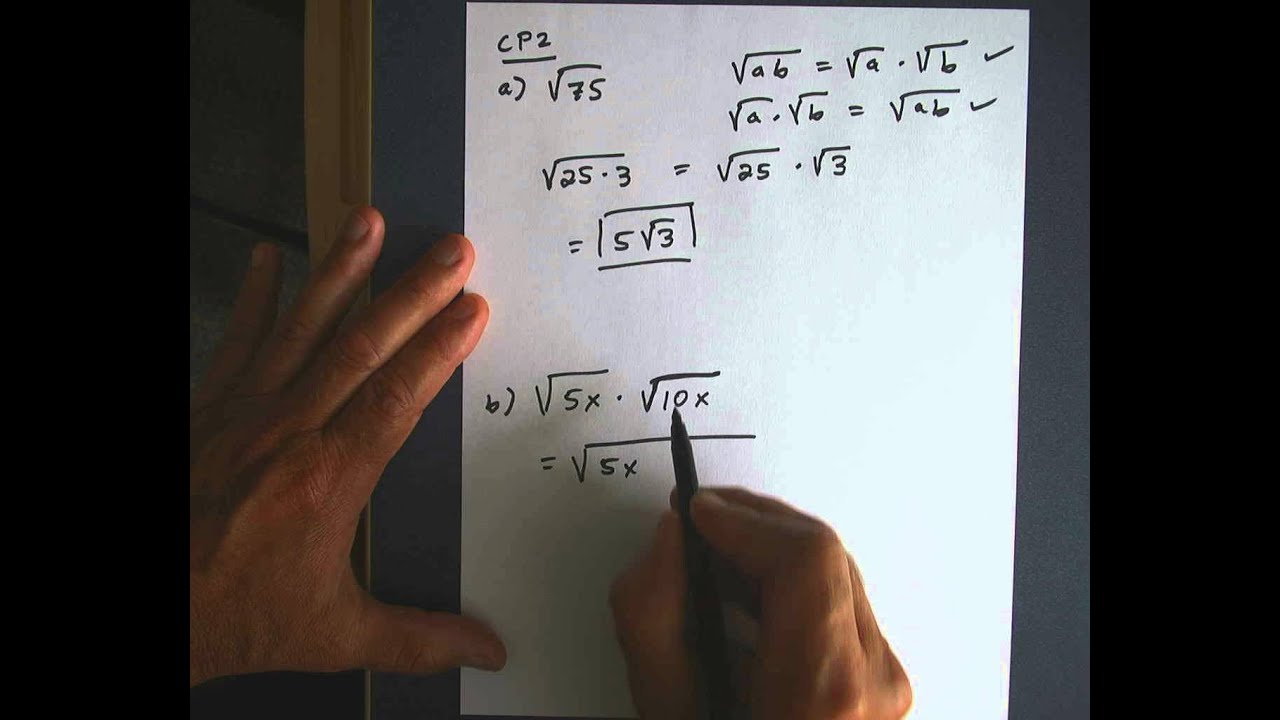 Product Rule for Radicals - YouTube