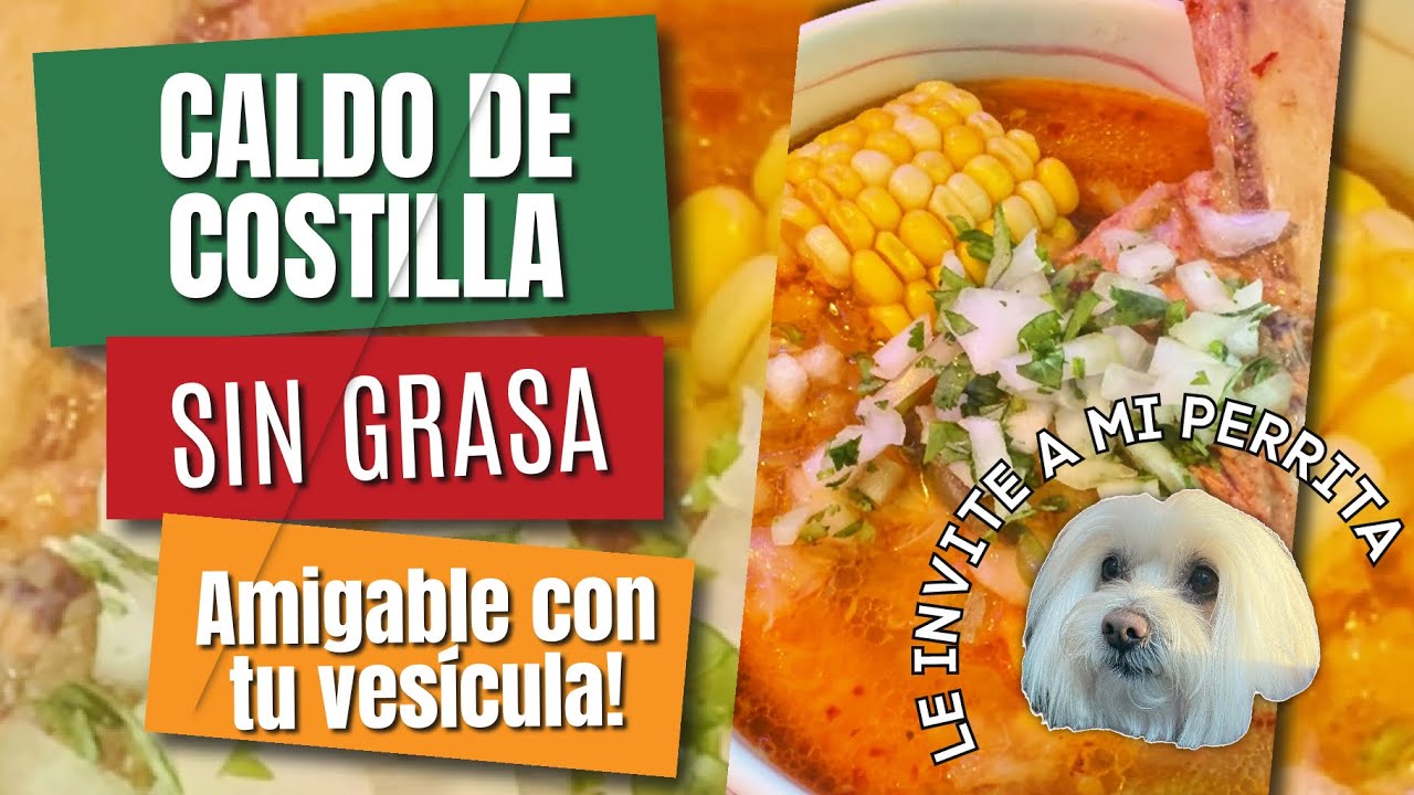 Caldo de Res Mexicano SIN GRASA y SIN PICANTE | Receta ligera para ...