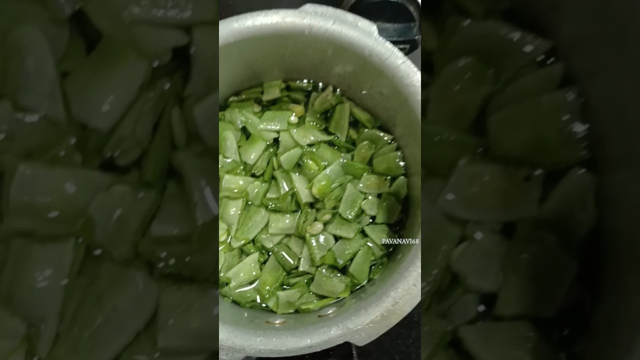 CHIKKUDUKAYA THALIMPU (BROAD BEANS)SEMI FRY SIDE DISH@pavanavi68 😋😊# ...