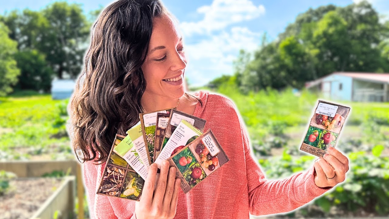 Seed Order for a YEAR'S SUPPLY of Food (+ Tips for Each Variety) - YouTube
