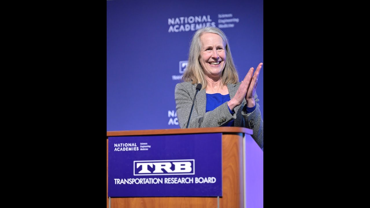 2024 TRB Annual Meeting Distinguished Deen Lecture – Susan Handy - YouTube