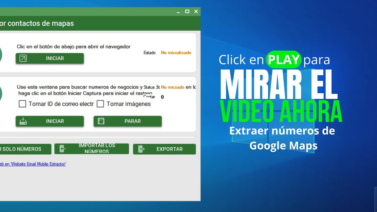 🟢 WaSender Como Extraer Datos de Google Maps Tutorial - Ventas www.WaSender.mx - YouTube
