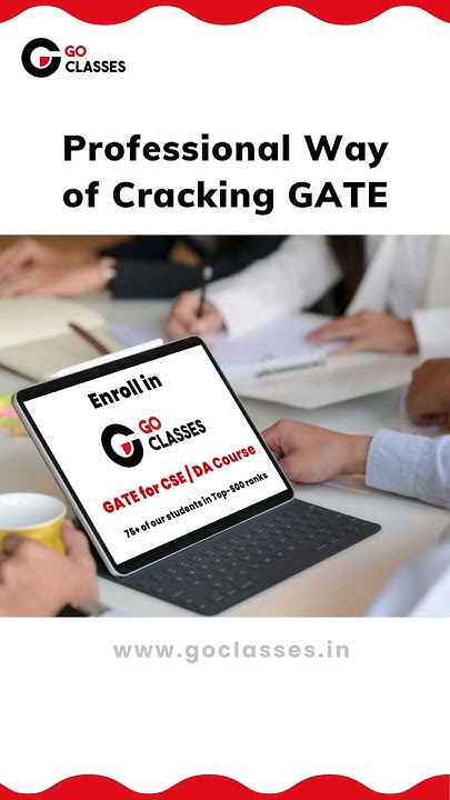 Unlock GATE with knowledge? 🚀Join 'GO Classes' CSE and DA Content. #GOClasses #GATEPrep # ...