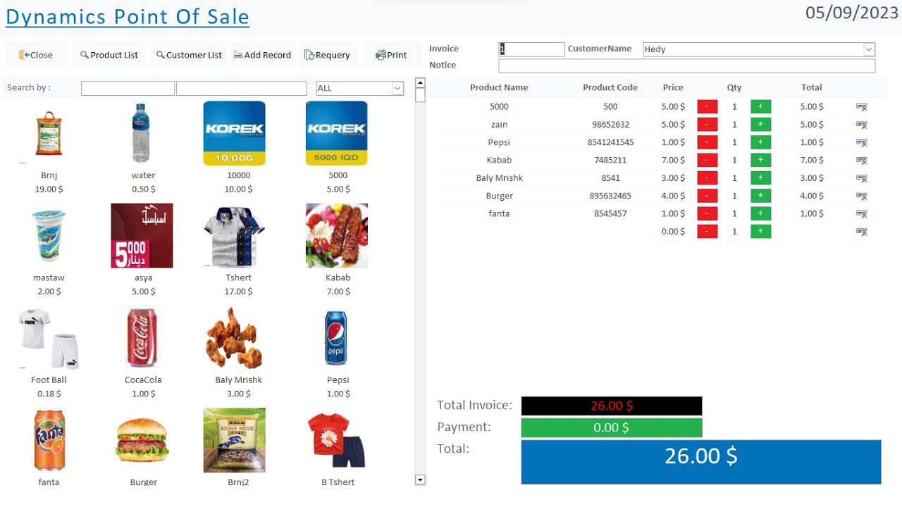 Dynamics point of sale(POS) - YouTube