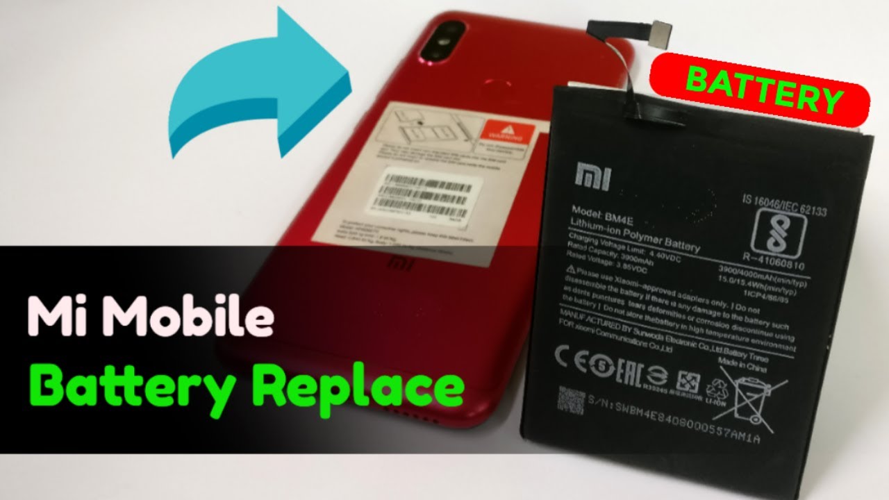redmi note 6 pro battery replacement - YouTube