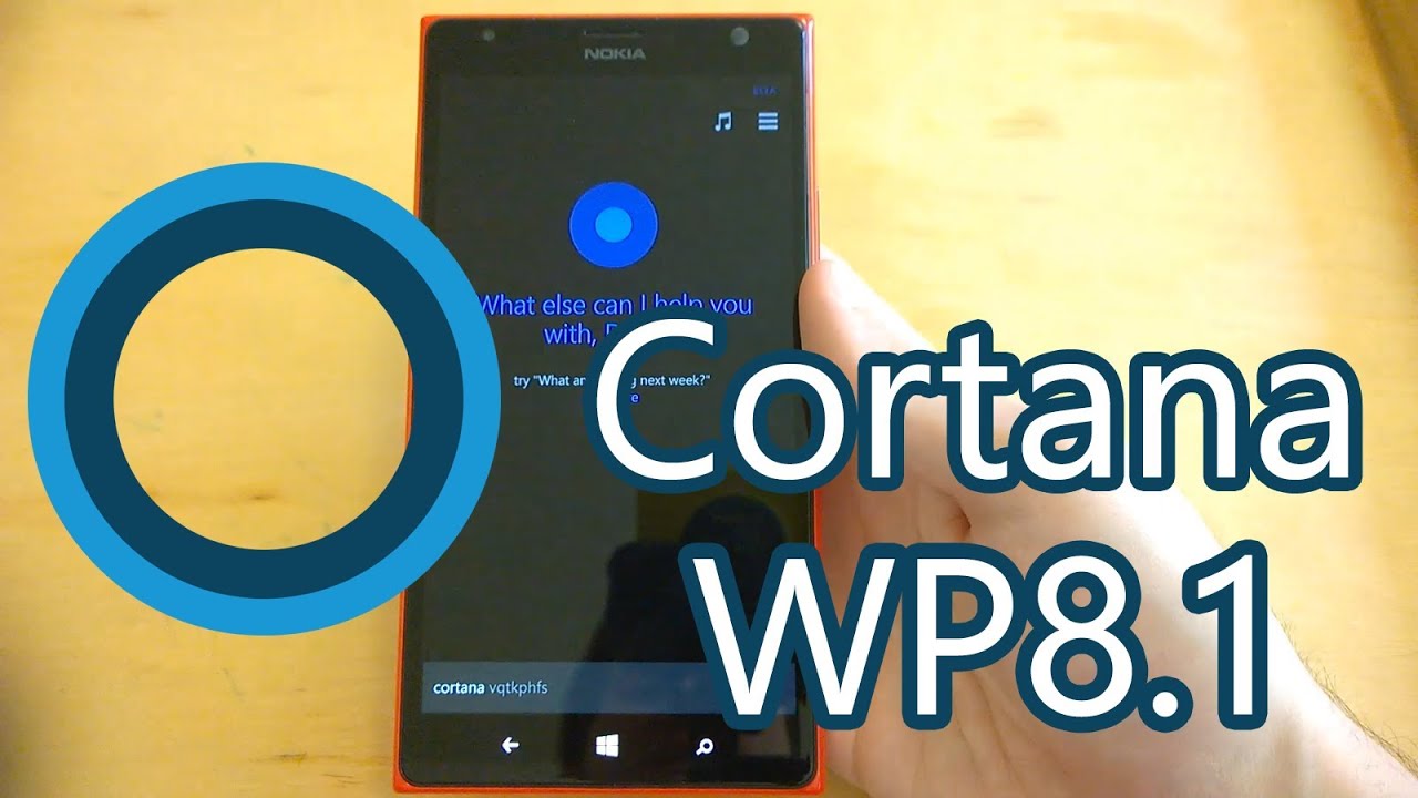 Cortana in Windows Phone 8.1: Quick Look - YouTube