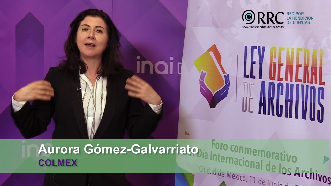 Aurora Gómez-Galvarriato. Resguardo de los Archivos Históricos - YouTube