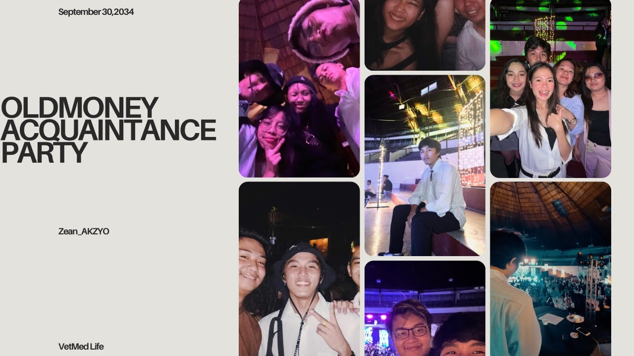 OLD MONEY(ACQUAINTANCE PARTY) - YouTube