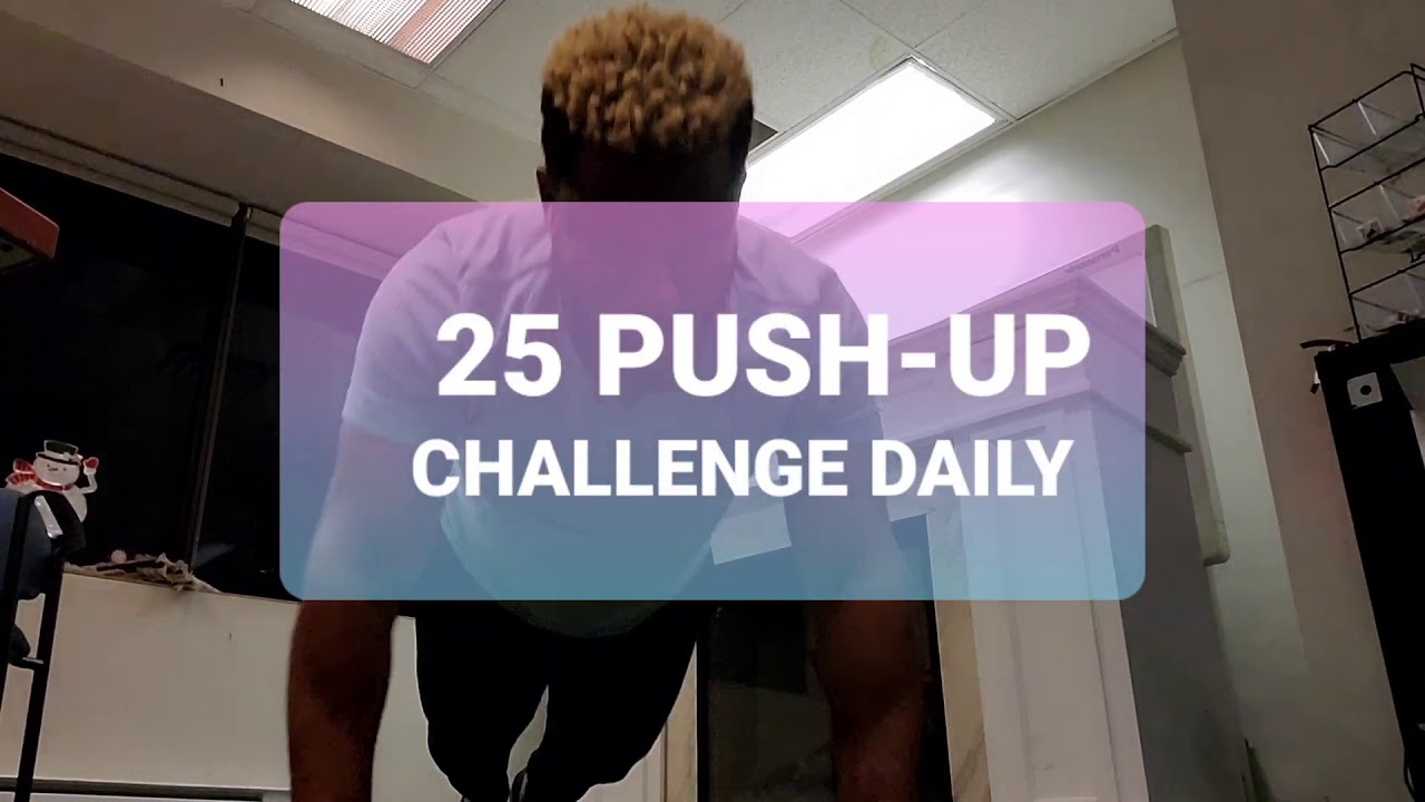 25 PUSH-UP CHALLENGE - YouTube