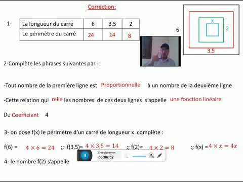 Définition de la fonction linéaire/ la leçon /3ACPI - YouTube
