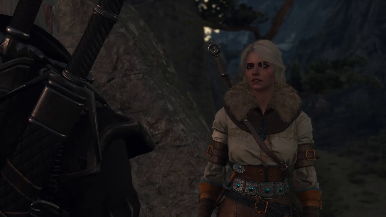 The Witcher 3 Ciri practising magic rare scene - YouTube