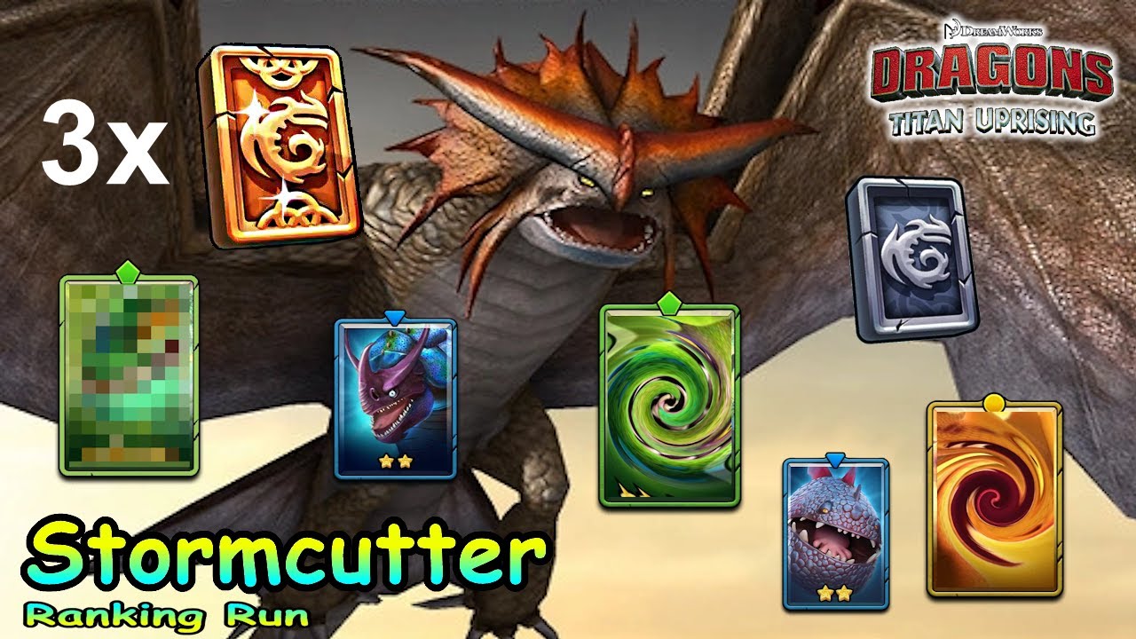 Dragons: Titan Uprising / Stormcutter Ranking Run / Full Battle / BP ...