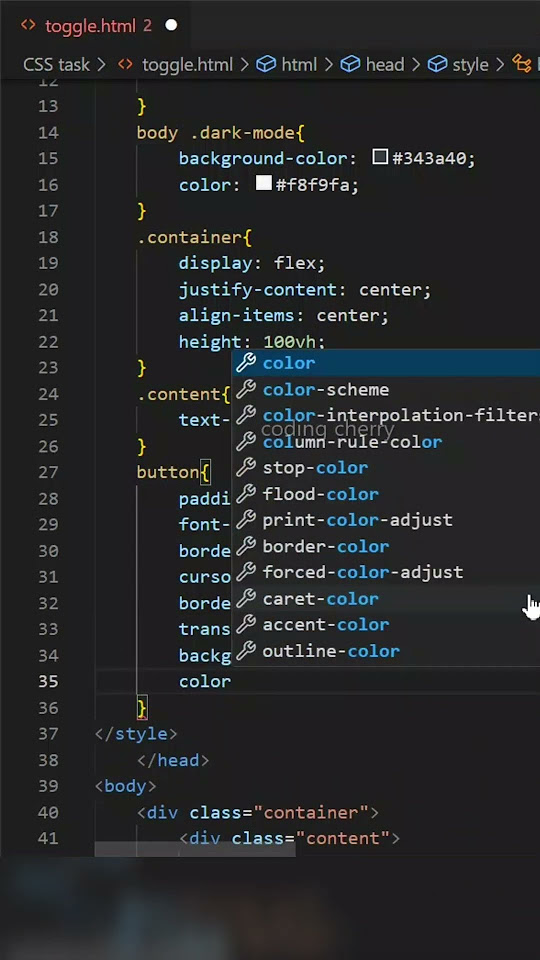 How To Create Light And Dark Toggle Button Using Css Java Script Codingtutorials Cssanimation