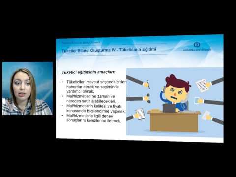 TÜKETİM BİLİNCİ VE BİLİNÇLİ TÜKETİCİ - Ünite5 Özet