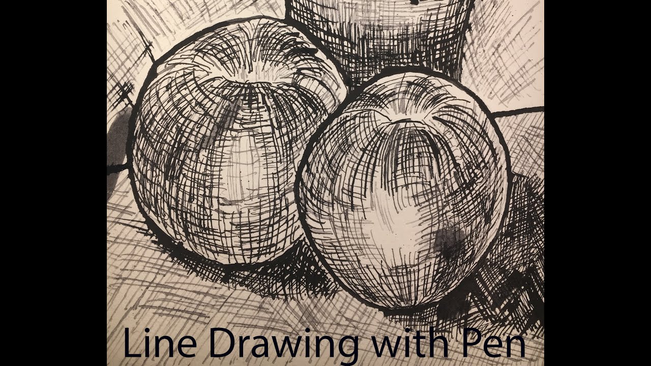 Line Drawing with Pen and Ink for Beginners - YouTube