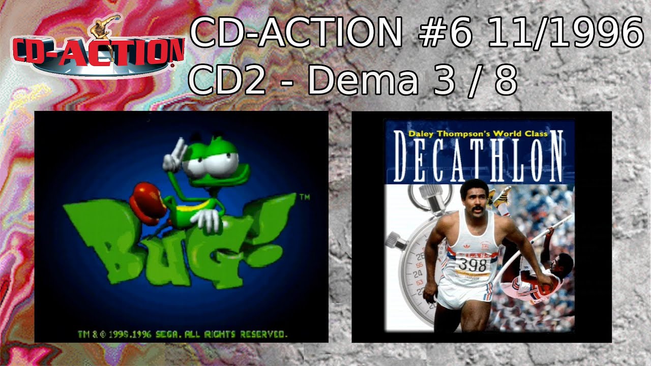 Przegląd CD-ACTION #006 11/1996 (CD2 Dema 3/8: Bug!, Decathlon) - YouTube