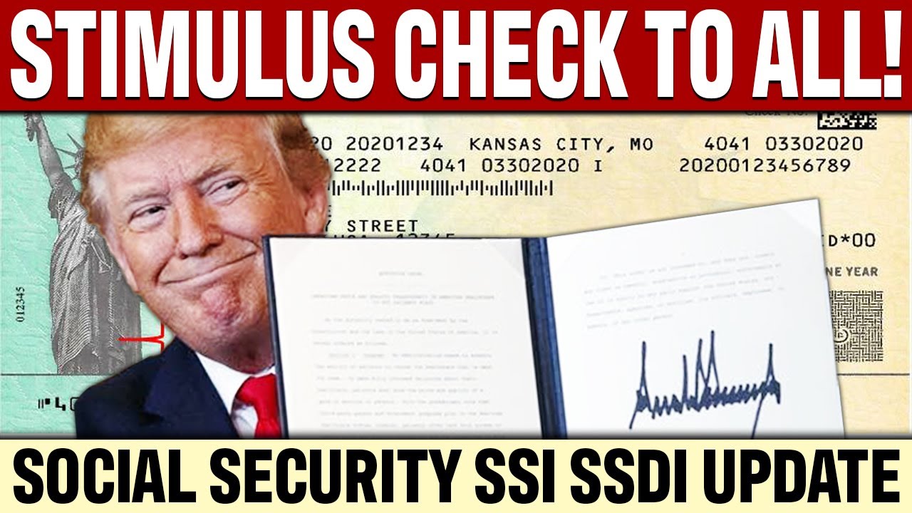 $5000 CHECK! Trump On Social Security | BIG STIMULUS REFUND CHECKS FOR ...