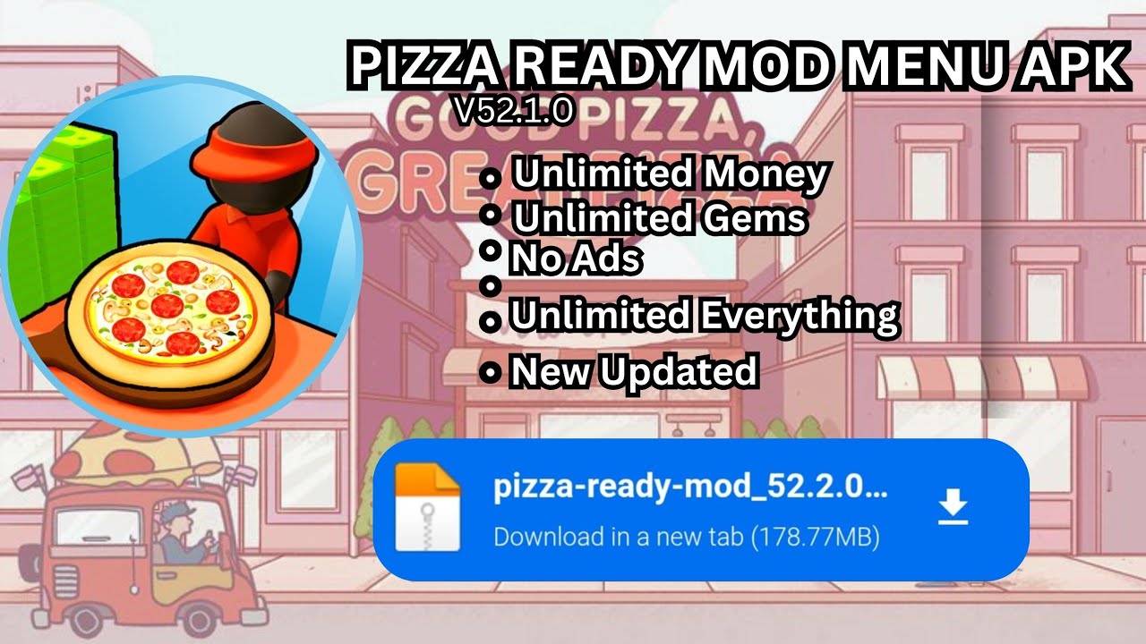 Pizza Ready Mod Menu Apk v52.1.0 | Unlimited Everything, No Ads ...