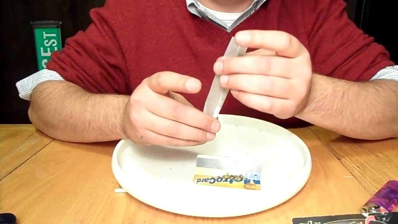 How to roll a Dutch-style cone cigarette (Inside-out method) - YouTube
