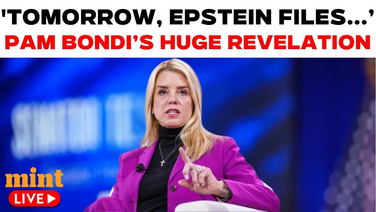 Pam Bondi Interview: 'Tomorrow, Epstein Files Release…'- Trump's AG Teases Major Revelation| US ...