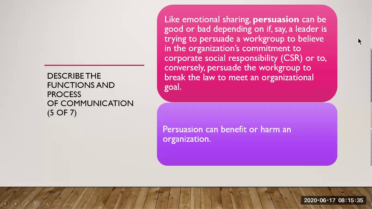 ORGANIZATIONAL BEHAVIOR - COMMUNICATION (CHAPTER 11 - PART 1) - YouTube