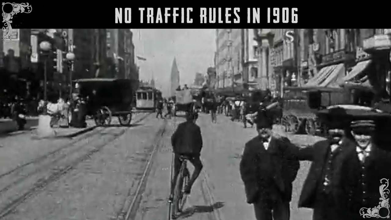 No Traffic Rules (1907) - YouTube