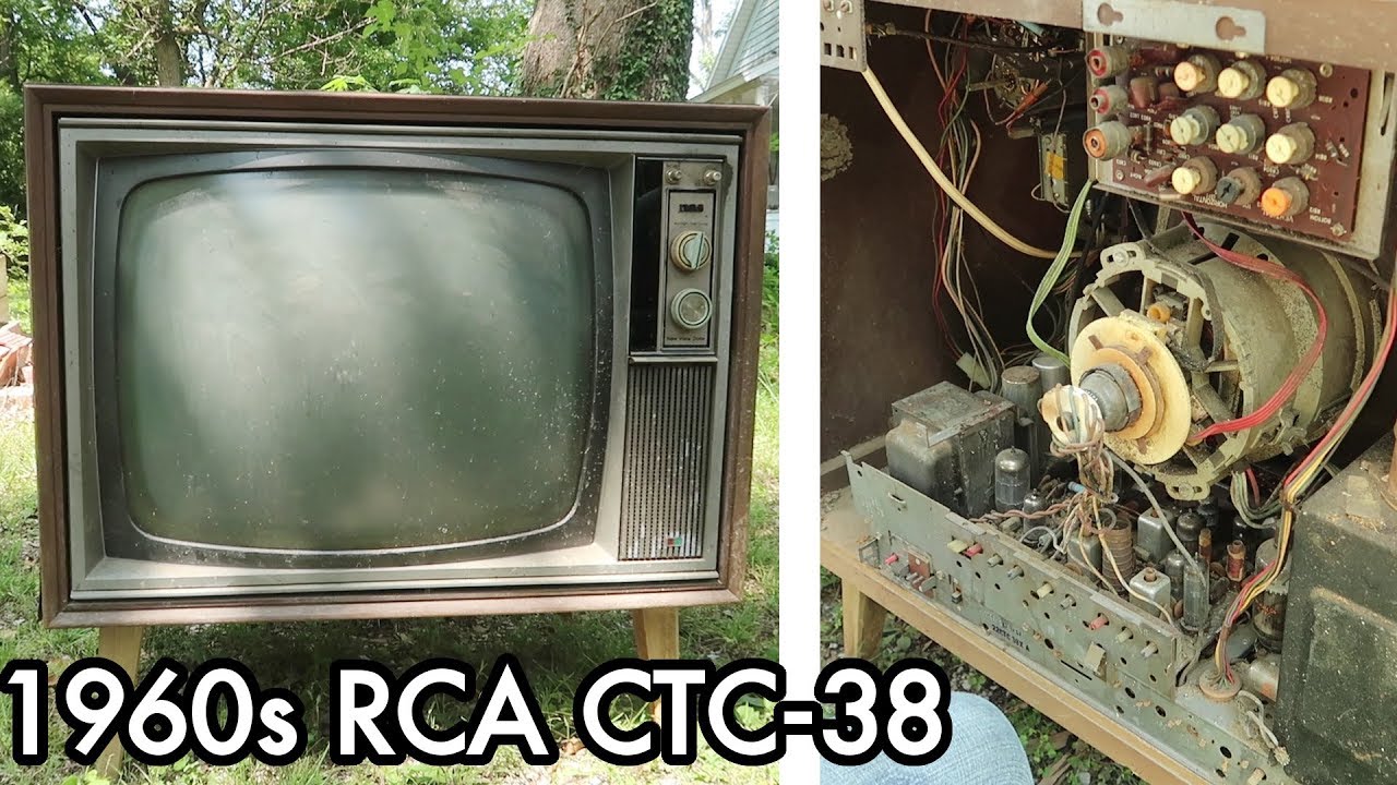 Television Triage: 1960s RCA CTC-38 "New Vista Color" TV, found on side ...