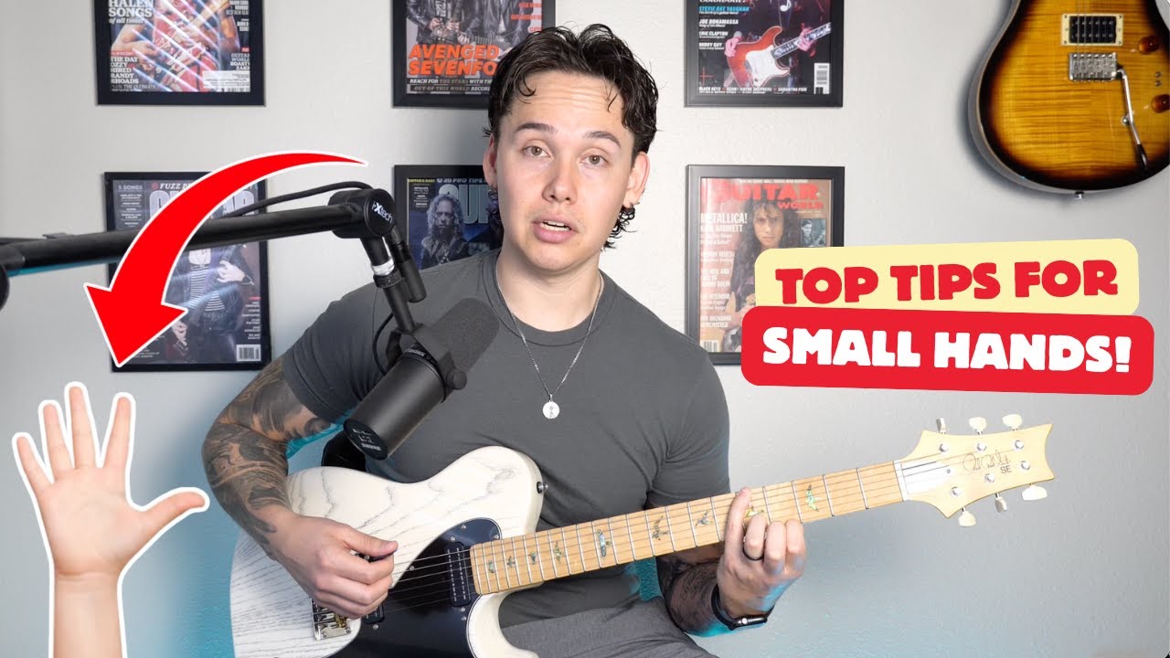 Tips for Guitar Players With SMALL HANDS! (Make Guitar Easy!) - YouTube