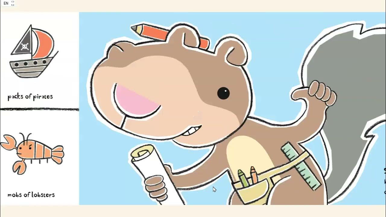 Scaredy Squirrel at the beach | Read Aloud with Zoe - YouTube