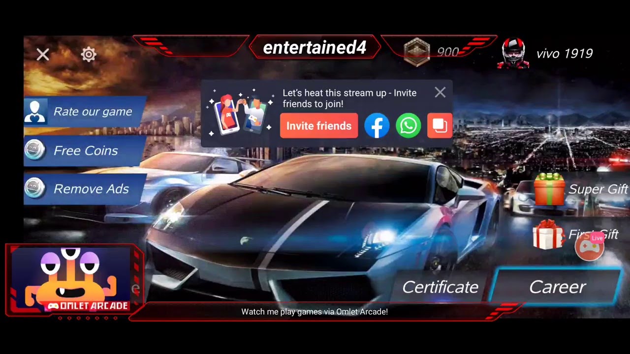 Watch me stream Street Flight : The Best Racing Game on Omlet Arcade ...