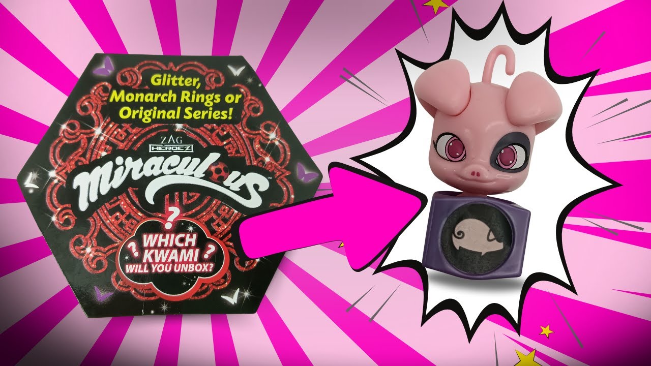 Miraculous Ladybug Miracle Box Kwami Surprise Collectible Figures Blind ...
