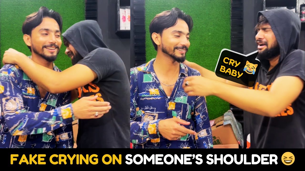 Cry on Someone's Shoulder 😿| Funny Comedy Prank Video | Cry Baby for ...