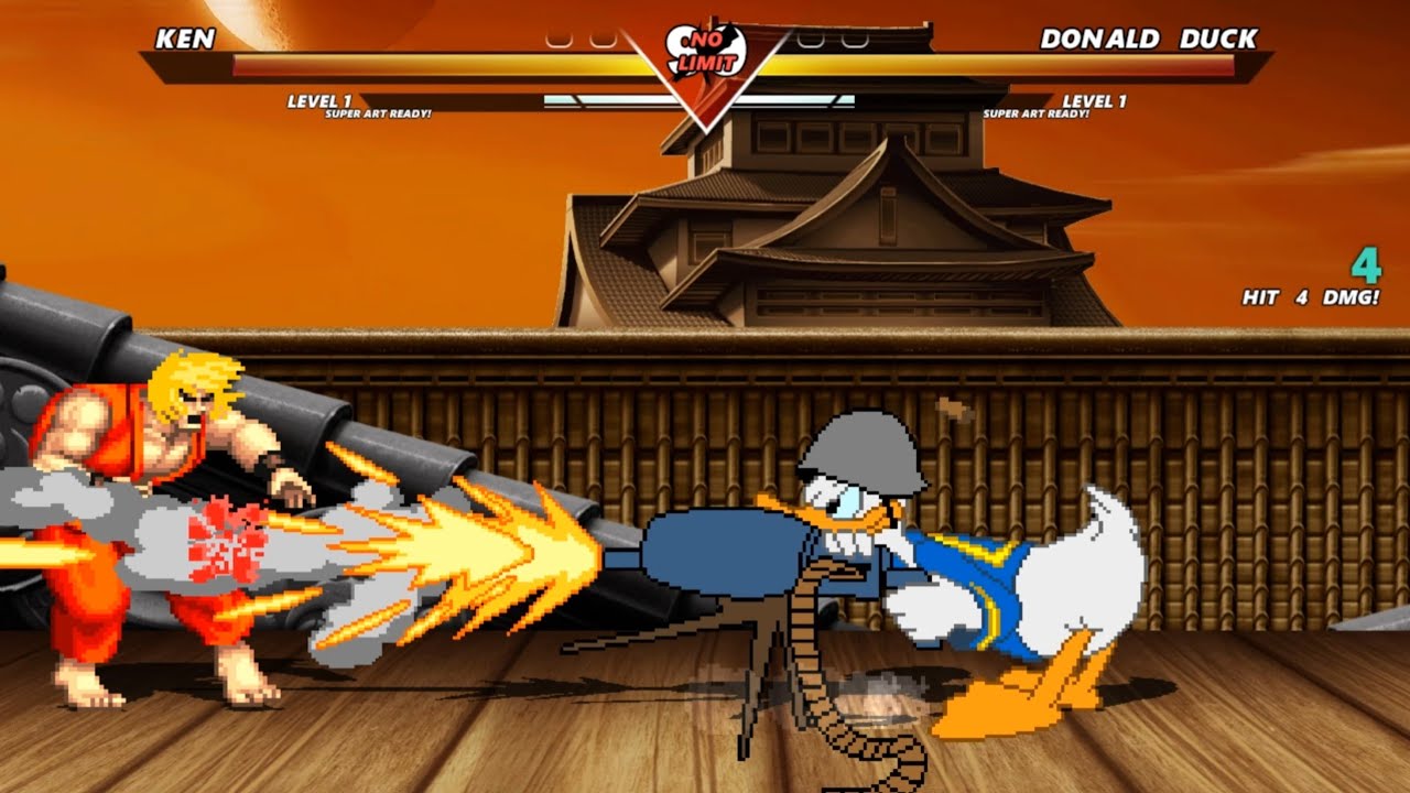 KEN vs DONALD DUCK - The most epic fight - YouTube