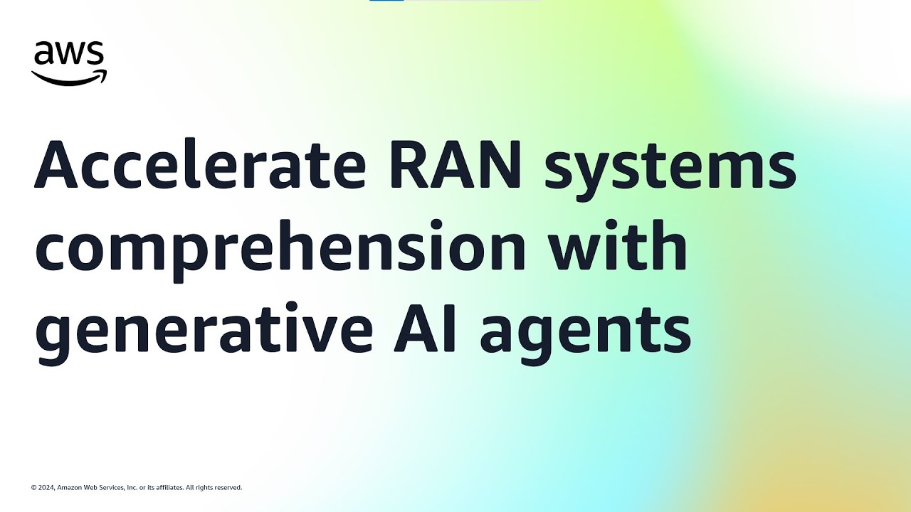 Accelerate RAN systems comprehension with generative AI agents | Amazon ...
