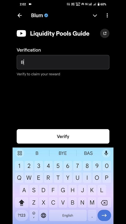 Liquidity pool guide|| Blum daily code 💯 real #blum #blumcoin - YouTube