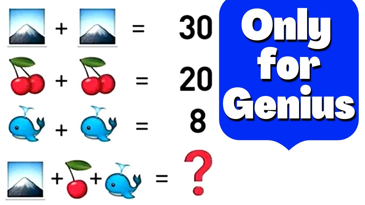 Basic Math Puzzle Question and ANSWER SOLVE - YouTube