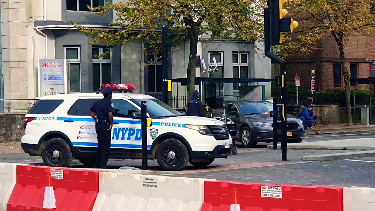 Filming the movie Infinite in Cardiff city centre Newport road - YouTube