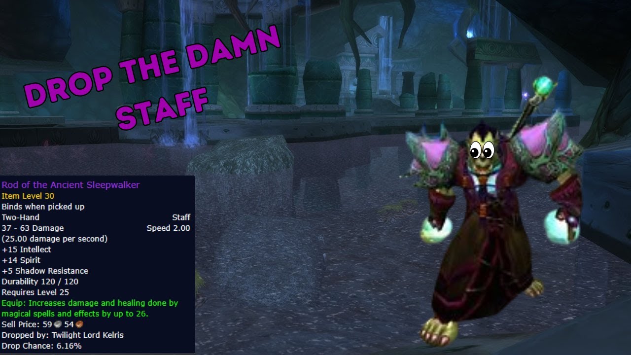KELRIS WILL DROP HIS STAFF | BFD | SoD WoW - YouTube