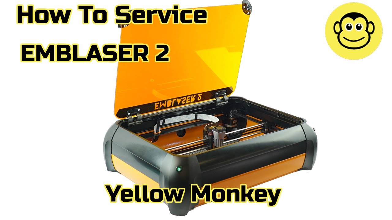 Emblaser 2 Laser Cutter full service and repair - YouTube
