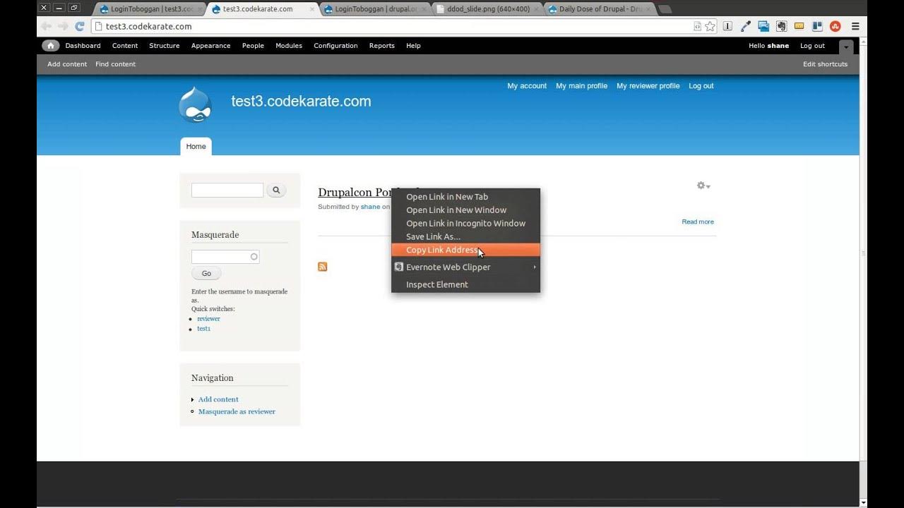 Drupal 7 LoginToboggan Module - Daily Dose of Drupal Episode 35 - YouTube